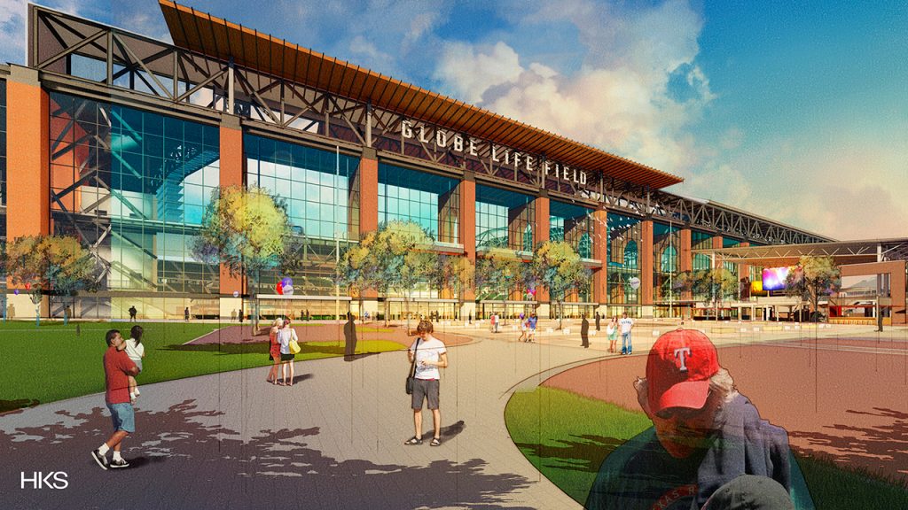 Rangers unveil renderings of new Globe Life Field ahead of ...