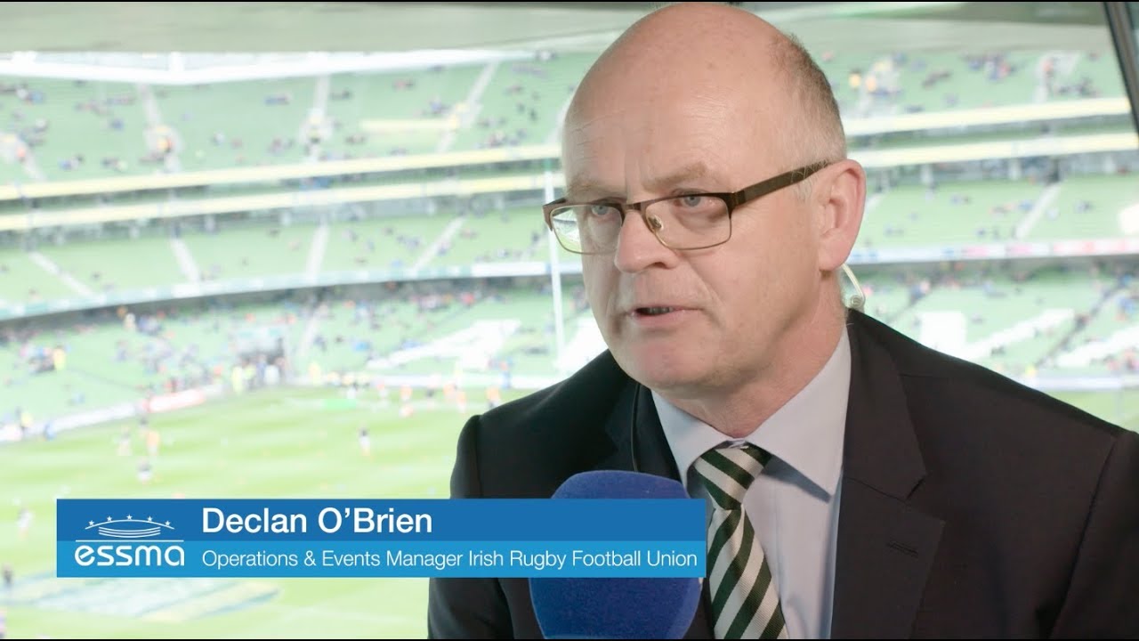 Meet the Expert – Declan O’Brien, Operations & Events Manager, IRFU – ESSMA interview - Sports ...