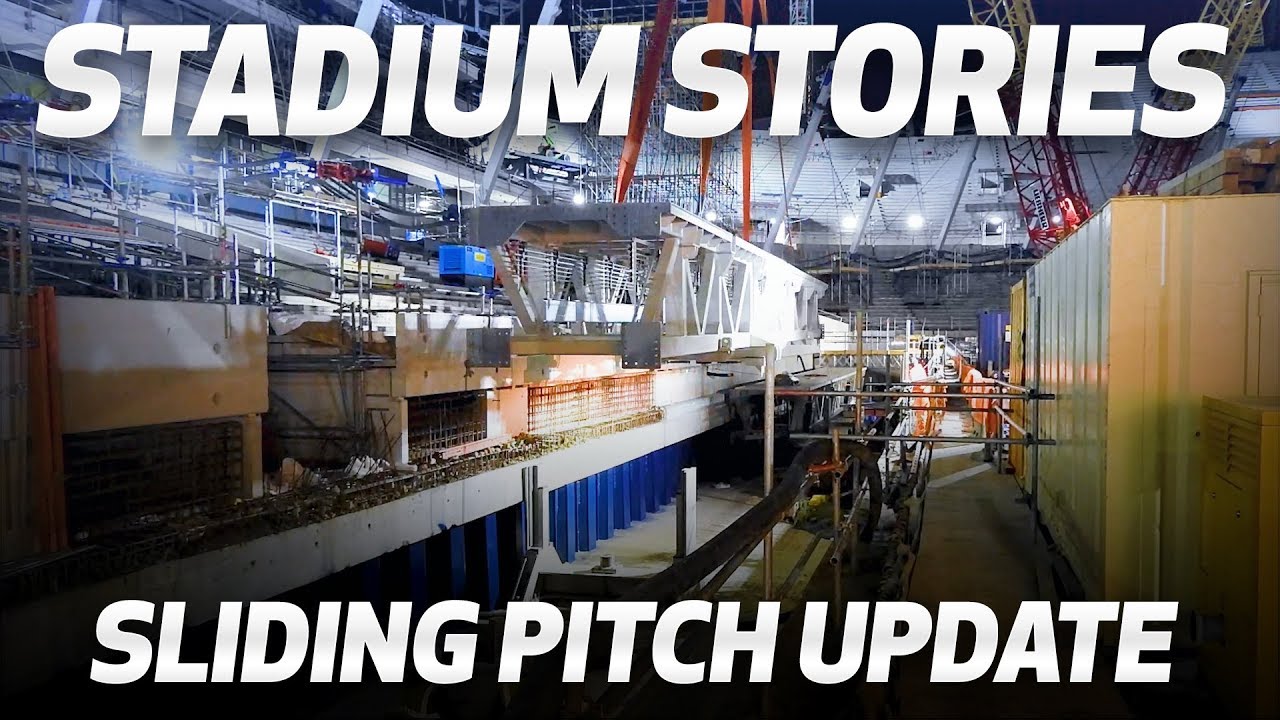 Spurs New Stadium: Sliding pitch update - Sports Venue Business (SVB)
