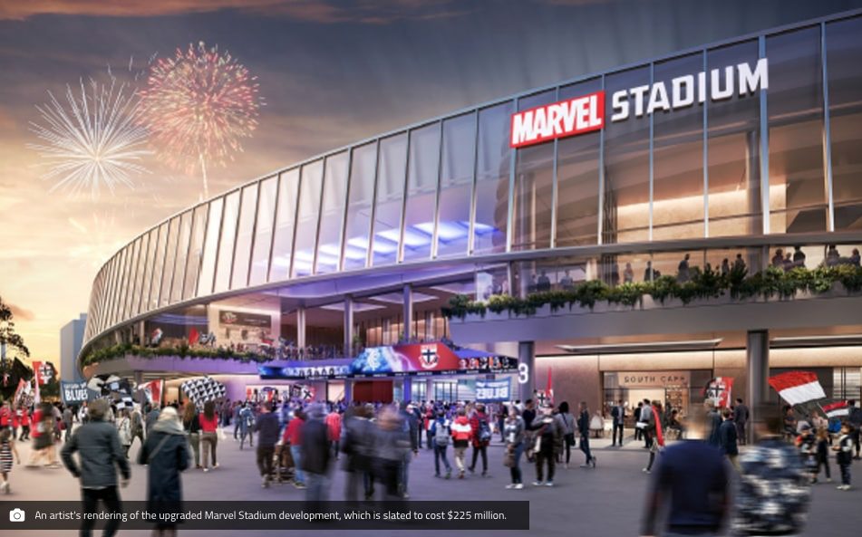 Must-see plans for $225m Marvel Stadium upgrade revealed - Sports Venue ...