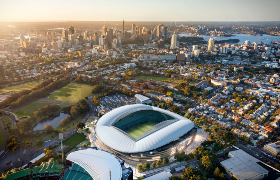First seats installed at new Sydney Football Stadium - Sports Venue ...