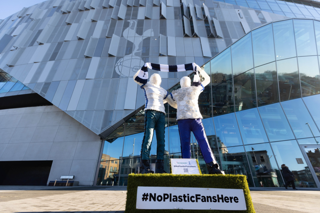 Tottenham Hotspur collaborates with Heineken on #NoPlasticFansHere ...