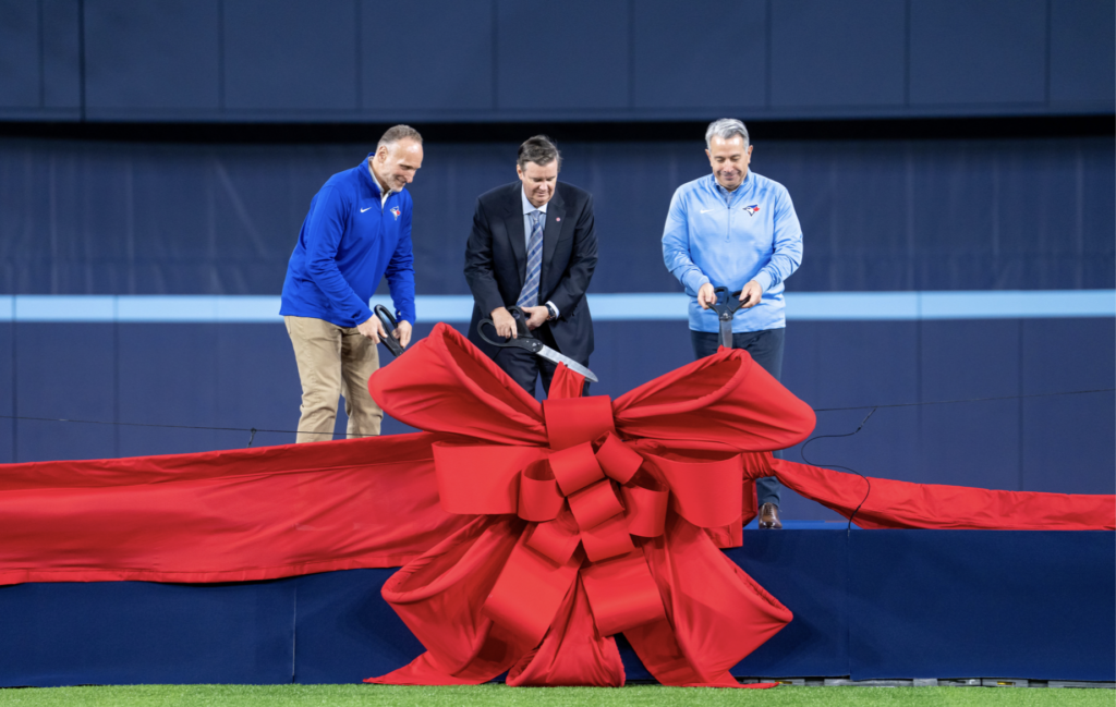 Blue Jays unveil completed Outfield District of Rogers Centre ...