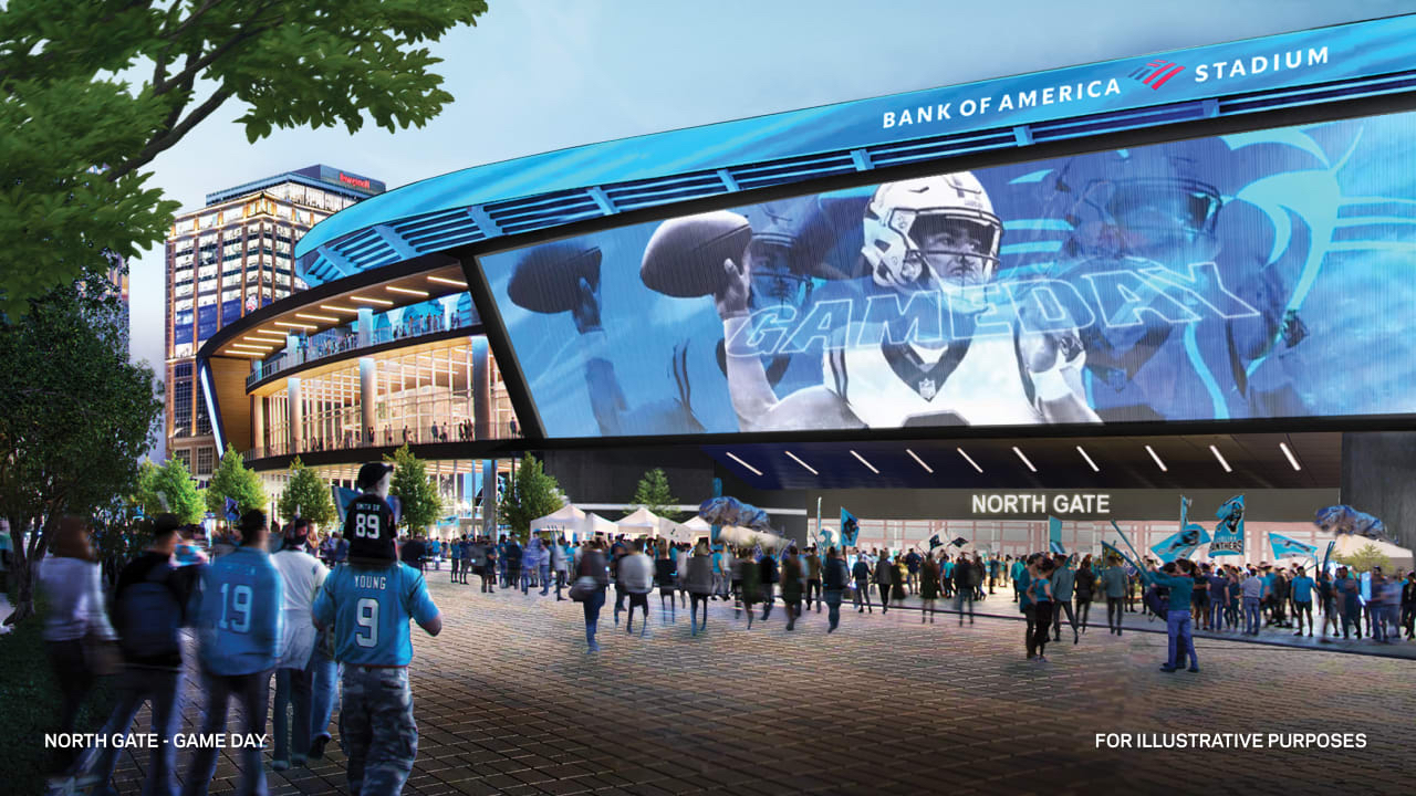 Carolina Panthers unveil Bank of America Stadium revamp plans - Sports ...