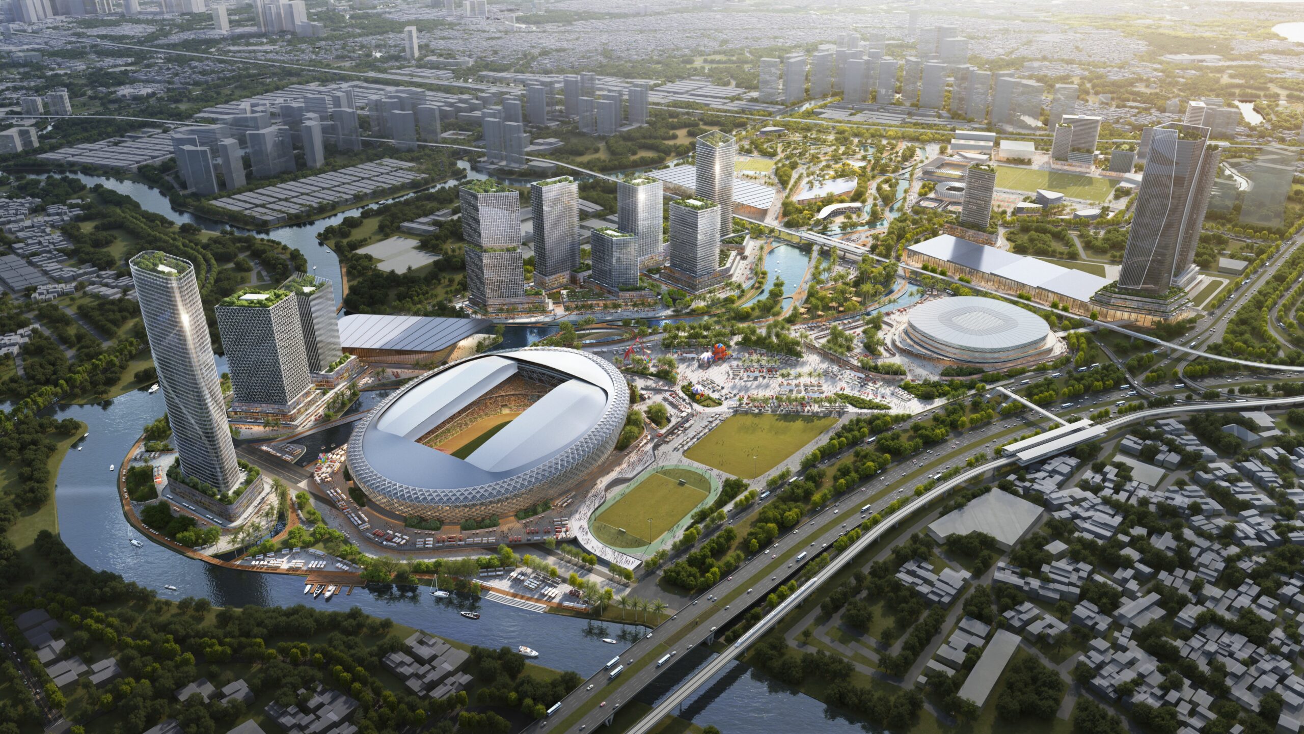 Rach Chiec National Sports Complex breaks ground in Vietnam - Sports ...