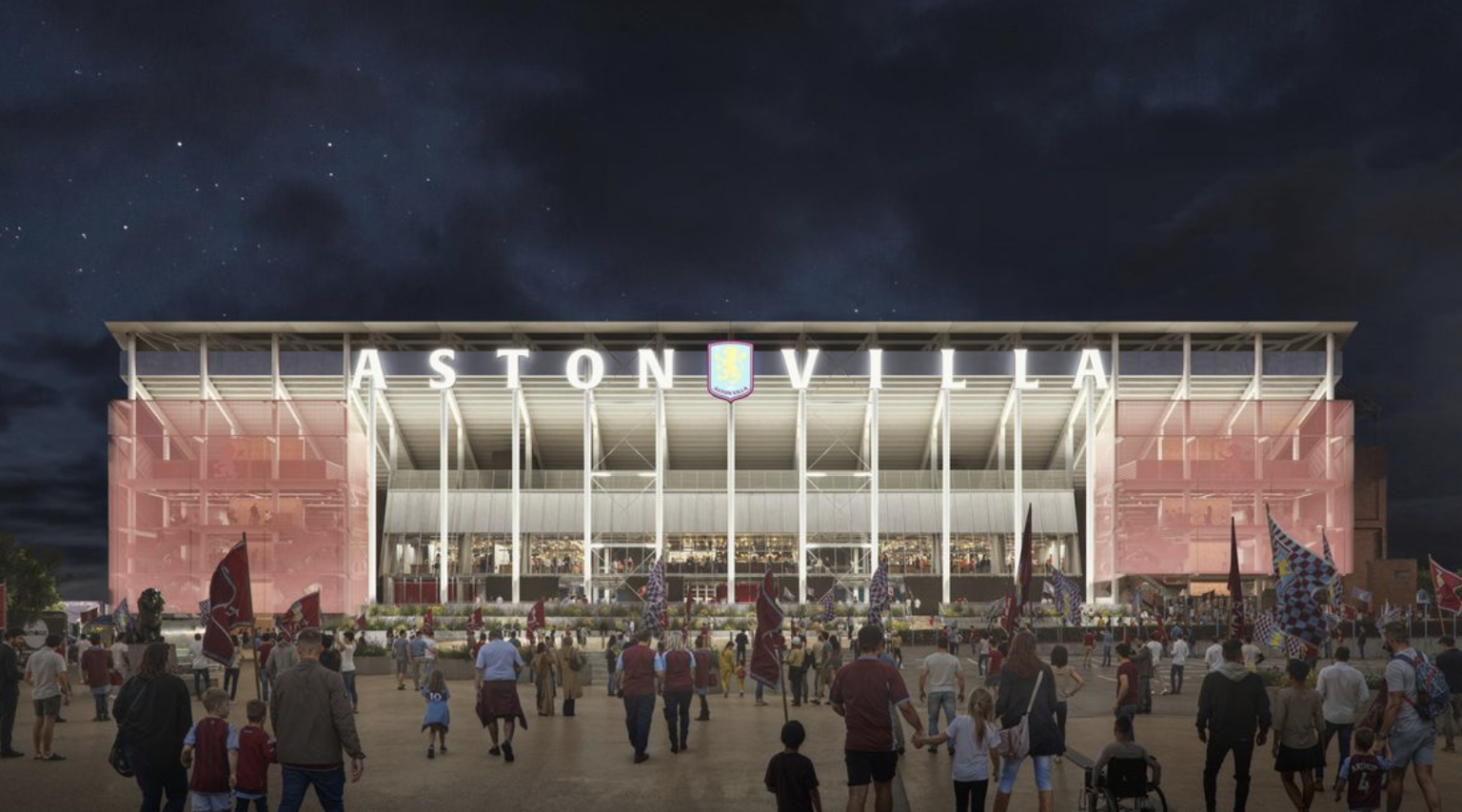Aston Villa announces North Stand redevelopment plan for 2026/27 season ...